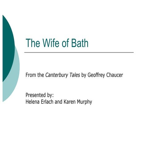 The Wife of Bath | PDF