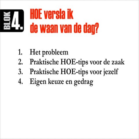 "Hoe...?" 2012 slides blok 4 | PDF