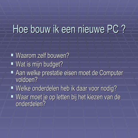 CC1 - 2 schema van de computer | PPTX