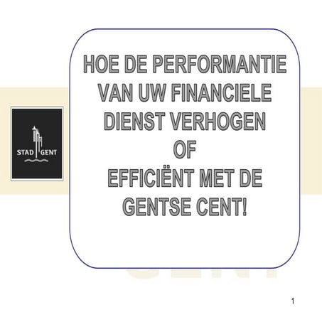 Hoe performantie van_financiën_verhogen | PPT