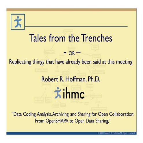 Hoffman nsf presentation hoffman-25-aug11.ppt