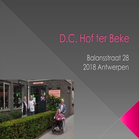 Presentatie Hof ter beke | PPTX | Healthcare Industry | Industries