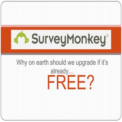 Survey Monkey Pitch | PPTX