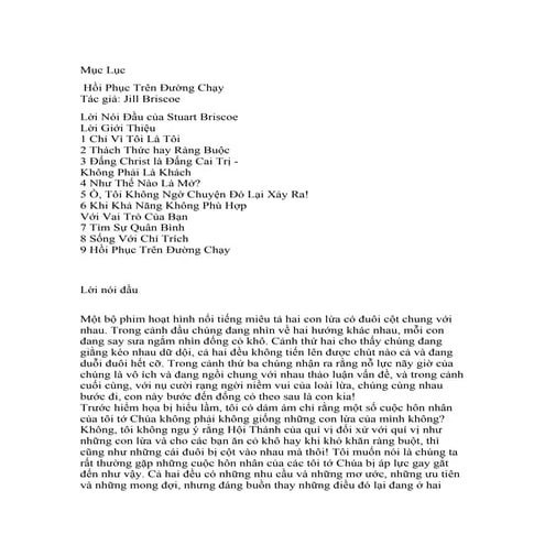 Hoi phuc tren duong chay | PDF