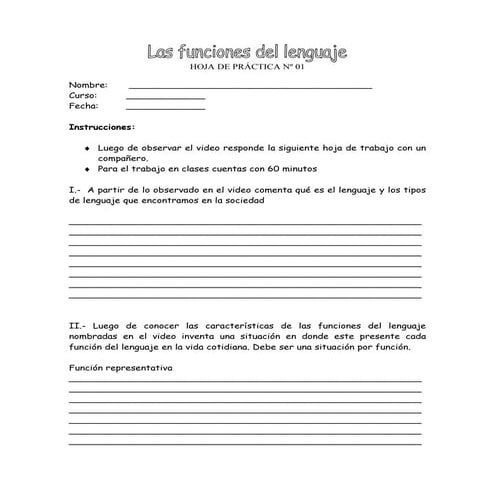 Hojas De Trabajo Para La Práctica Diaria Del Lenguaje El Diario De