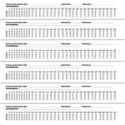 Hoja de respuestas de 32 horizaontal | PDF
