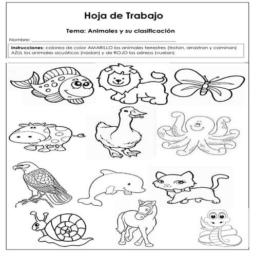 hoja de trabajo CLASIFICACIONDELOS ANIMALES.pdf