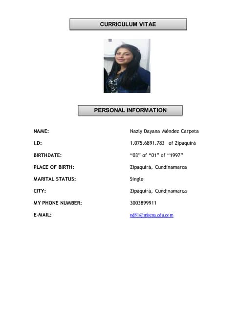 CURRICULUM VITAE | DOCX | Technology & Computing