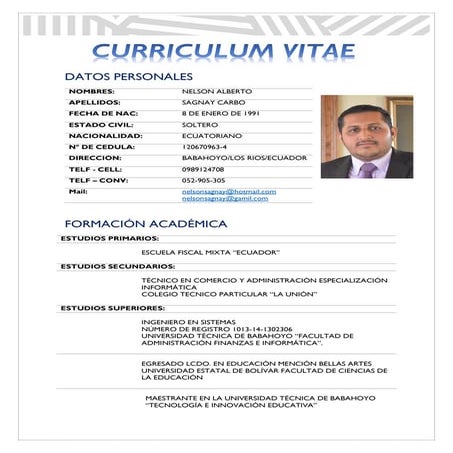 Curriculum vitae 2020 | PDF
