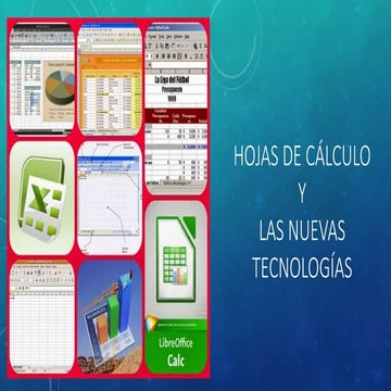 Hojas de cálculo | PPSX | Computing | Technology & Computing