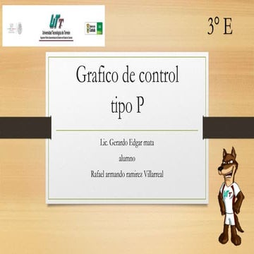Gráfico de control tipo P | PPTX