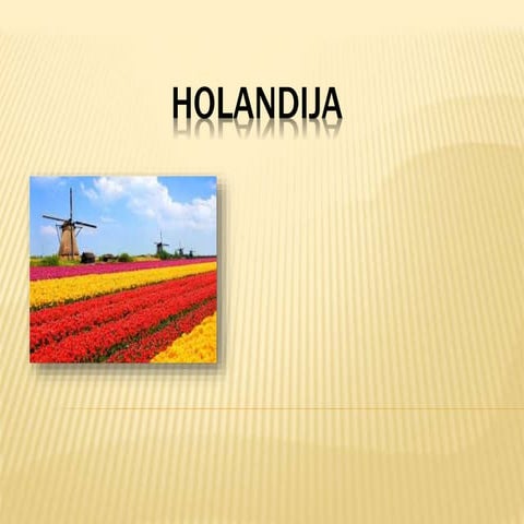 Holandija prezentacija | PPTX