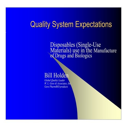 Pragmatic implementation of single use technologies to deliver clinical ...