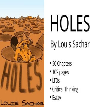 Holes Key Quotes - All Chapters | PPTX