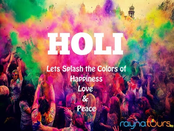 Presentation on Holi | PPT | Hinduism | Religion & Spirituality