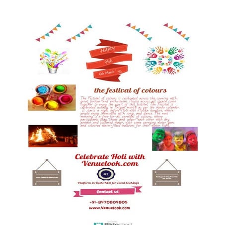 Holi Infographic | PDF