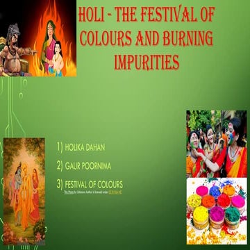 Holi - The festival of colours and burning.pptx