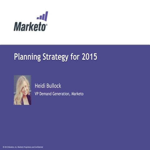 Planning Strategy for 2015 - Heidi Bullock | PPTX