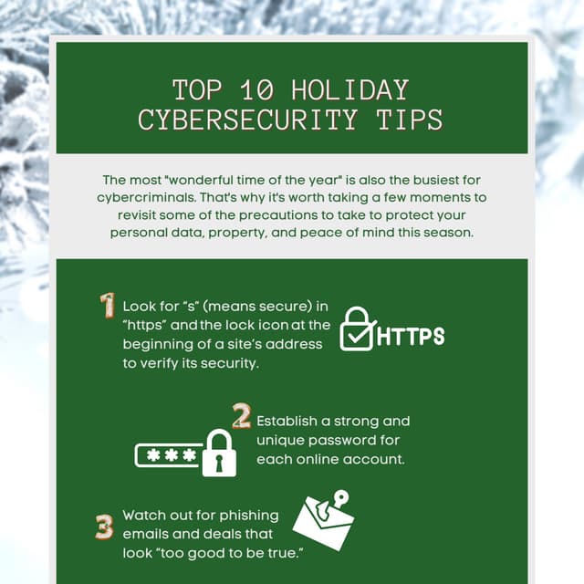 Holiday Cybersecurity Tips | PDF