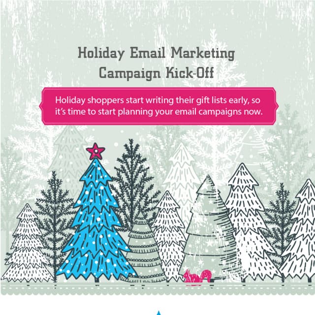 Holiday email campaign kickoff infographic | PDF