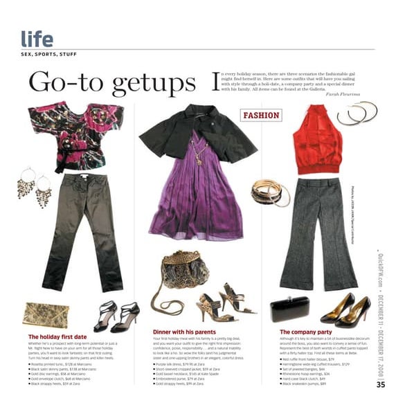 Holiday fashion scenarios story | PDF