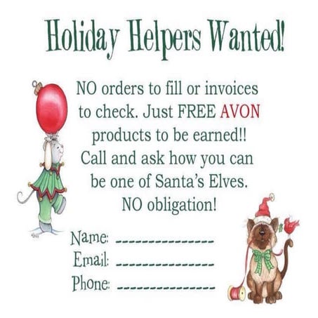 Holiday Helpers Wanted - Full Size | PDF