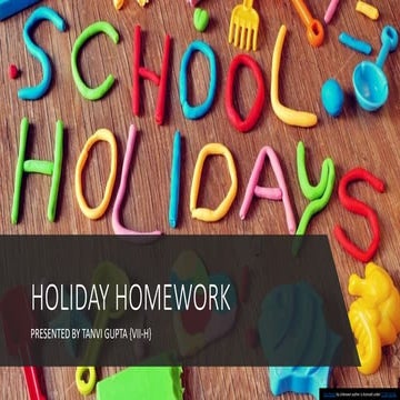 HOLIDAY HOMEWORK.pptx