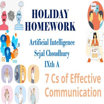 Holiday Homework (Artificial Intelligence) class 10th .pptx