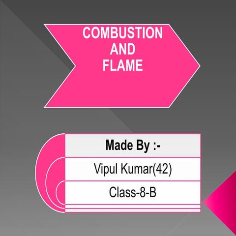 combustion and flame ppt | PPTX