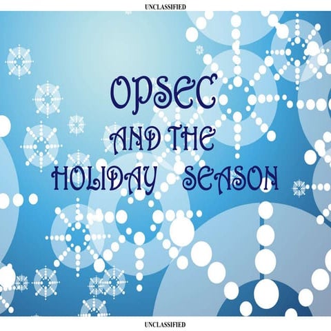 Holiday OPSEC | PPTX