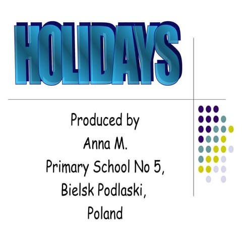 Holidays | PPT