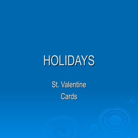Special Holidays | PPT