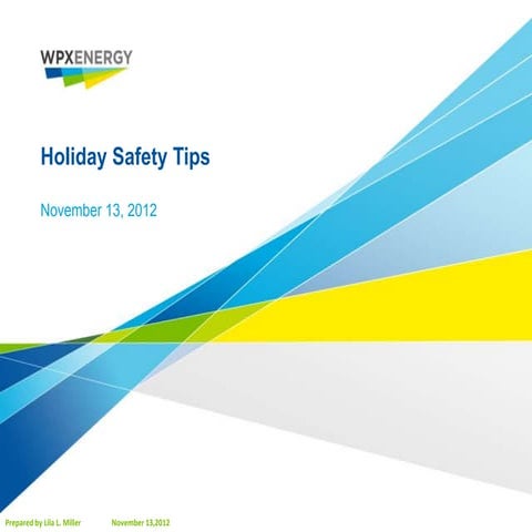 Holiday Safety Tips | PPT