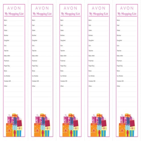 AVON CUSTOMER PROFILE - Template | DOC