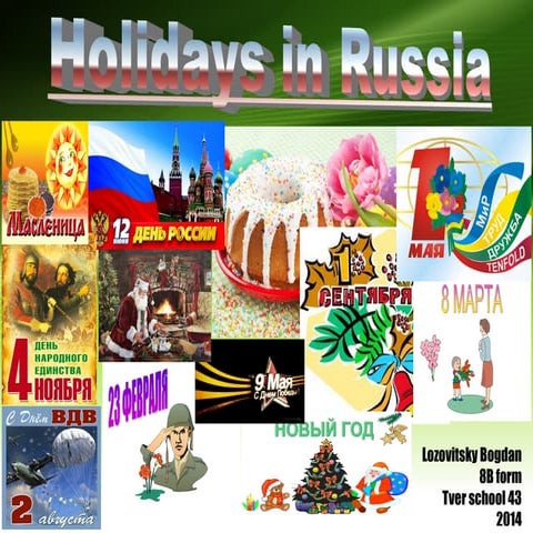 Holidays in Russia | PPT