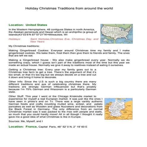 Holiday traditions from around the world | PDF
