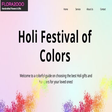 Celebrate the Joy of Holi with Vibrant Holi Gift Hampers for Your Loved ...