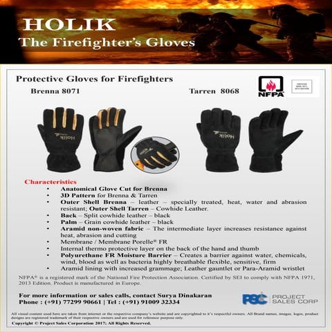 Holik Firefighters Glove | PDF
