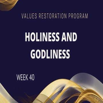 HOLINESS AND GODLINESS (1).pptx