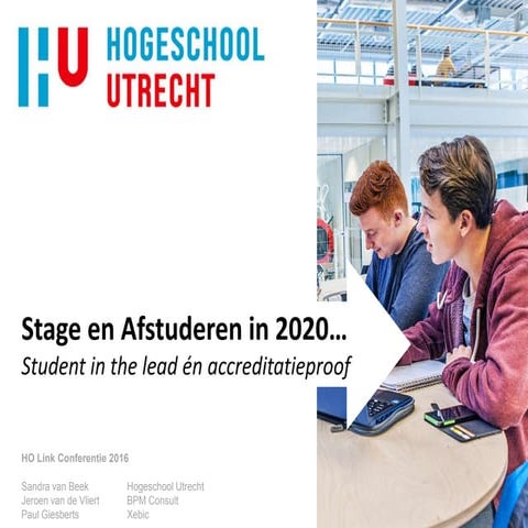 Scriptie: voorlichting afstuderen | PDF