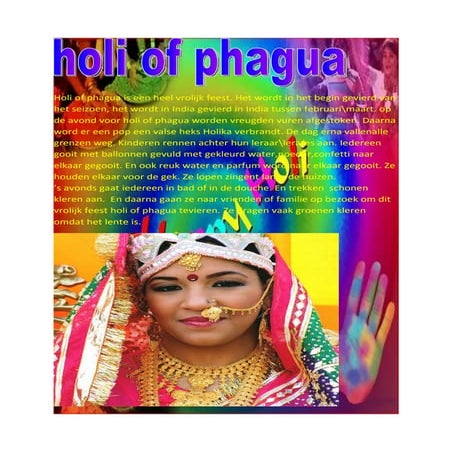 Holi Of Phagua Is Een Heel Vrolijk Feest | DOC