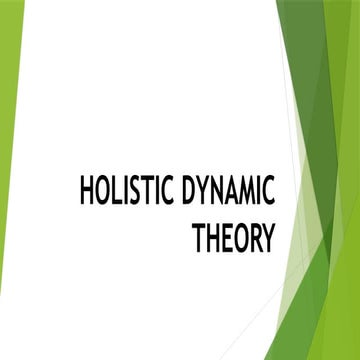 HOLISTIC-DYNAMIC-THEORY-PART-1.pptx holistic dynamic THEORY | PPTX