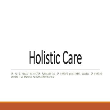 Holistic Care.ppt