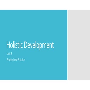 Holistic development.pptx nov | PPTX