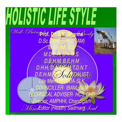 FIVE STEP TO Holistic health | PPTX