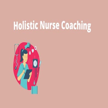 Holistic nurse coaching | PDF