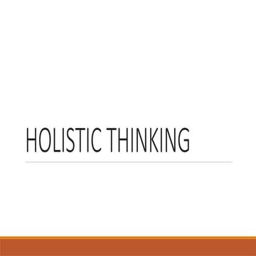 Holistic and partial thinking.pptx