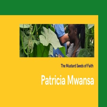 Patricia Mwansa Holland Greentech People | PPT