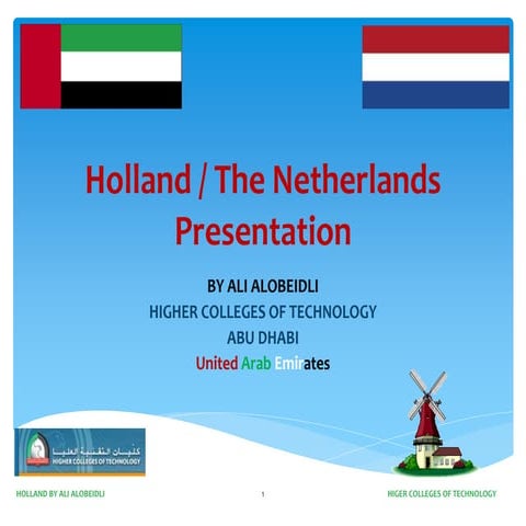 Holland presentation ali al obaidli | PPTX