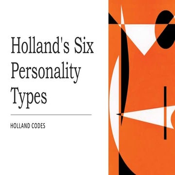 Holland's Six Personality Types.pptx